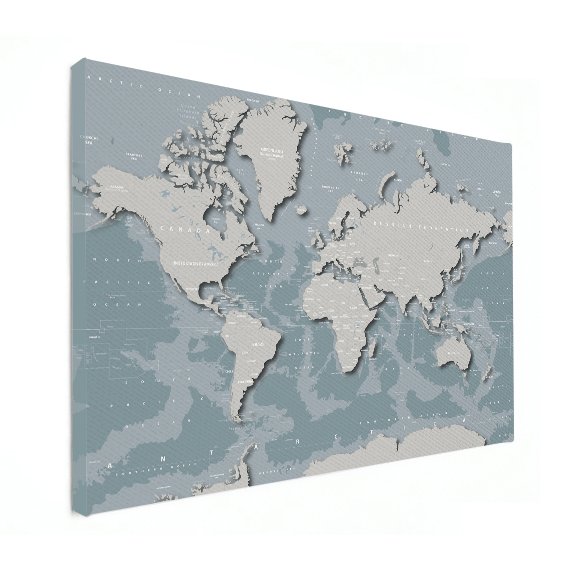 Cool toile - Carte du monde sur toile - Cartes du monde